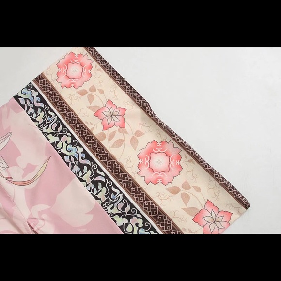 TheBoldBohemian | Swim | New Boho Dusty Pink Cherry Blossom Kimono Robe ...